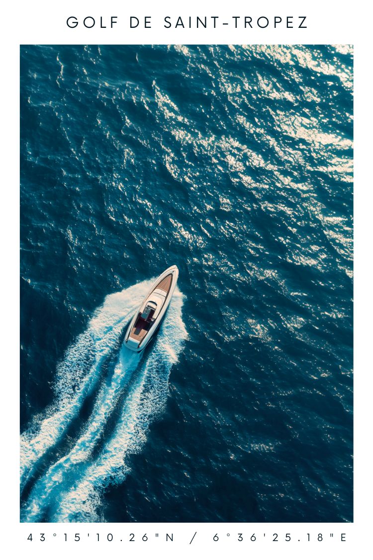 Affiche Golf Saint-Tropez - Luxe et Mer – Posters de nos régions