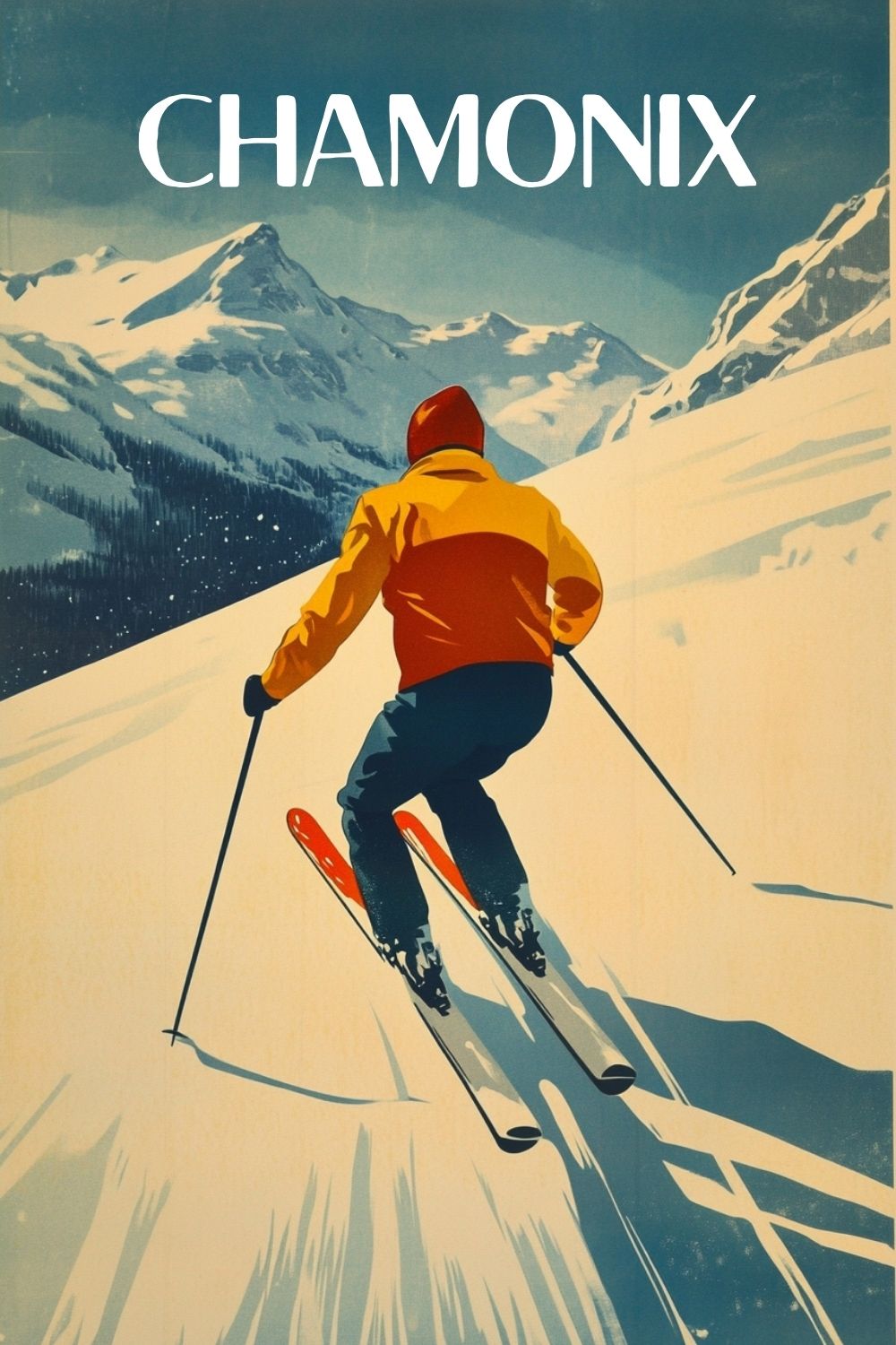 Affiches de ski - Top poster déco mural de ski et stations de ski ...