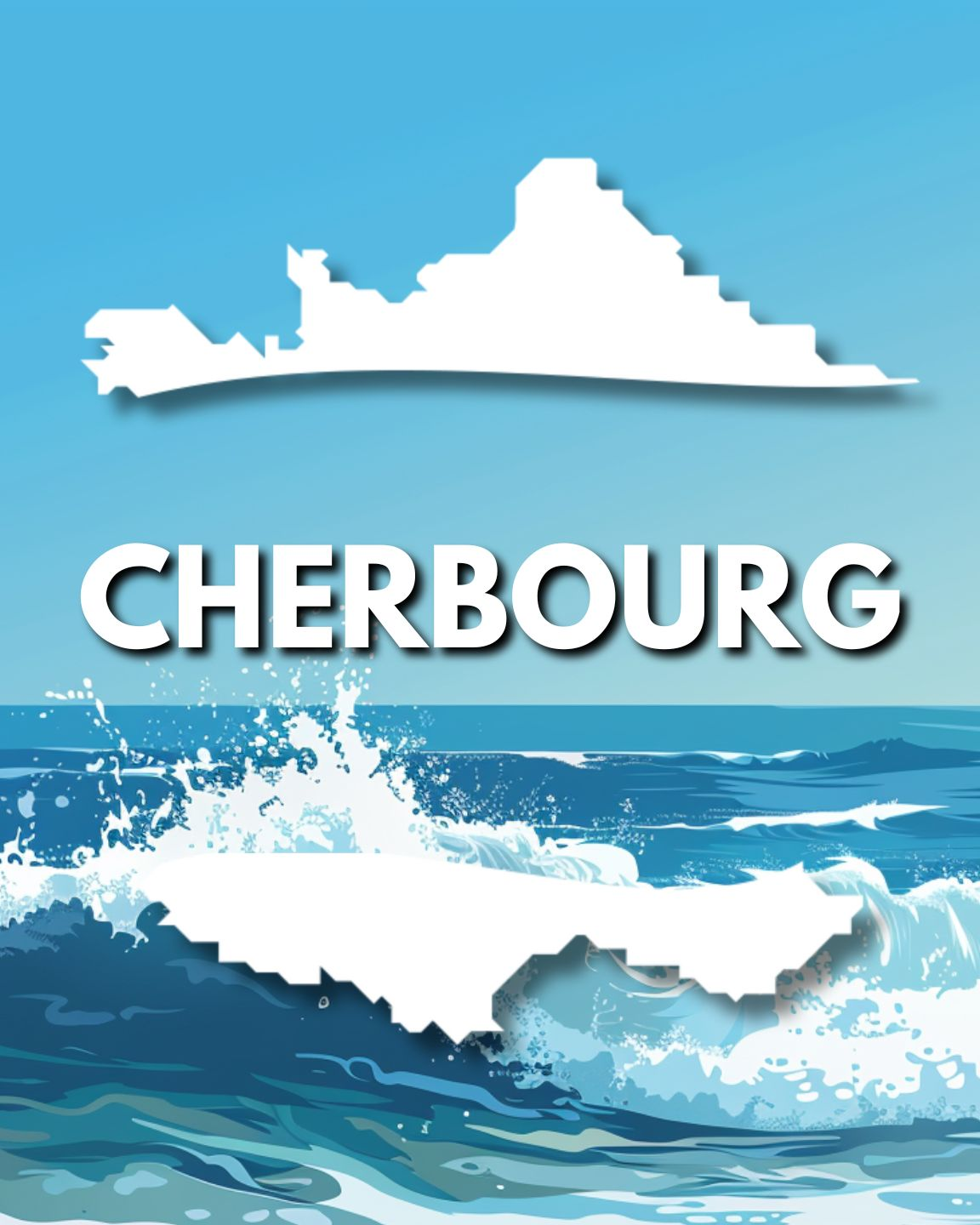 Affiches de Cherbourg - Posters déco de Cherbourg – Posters de nos régions