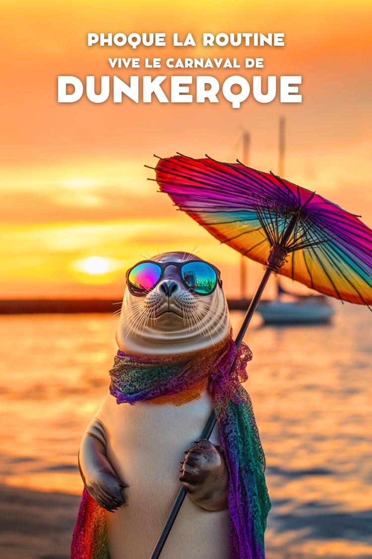 Affiche Carnaval des phoques - Poster humoristique Dunkerque – Posters ...