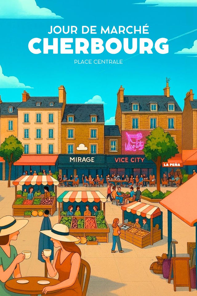 Affiches de Cherbourg - Posters déco de Cherbourg – Posters de nos régions