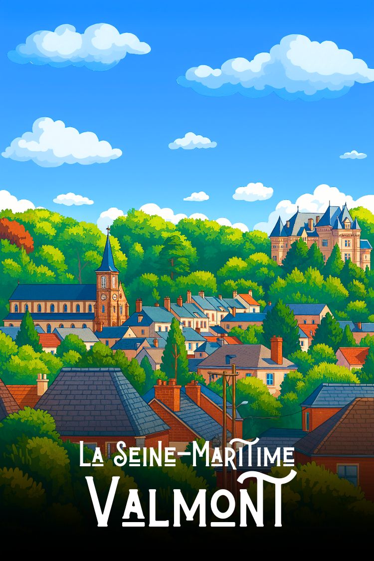 Découvrez le splendide Poster Valmont de la Seine Maritime – Posters de ...