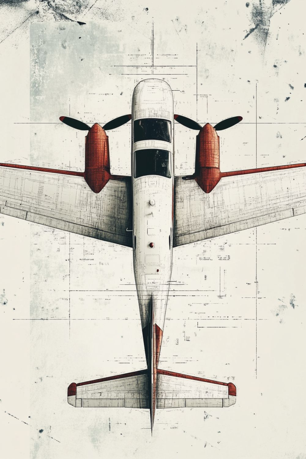 Affiche Avion - Poster Mural Aviation Vintage Retro – Posters de nos ...