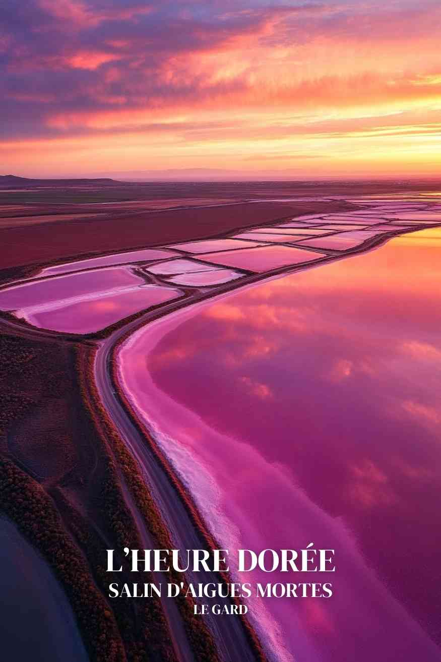 Affiche Le Gard - Salin D'Aigues Mortes Sunset Poster – Posters de nos ...