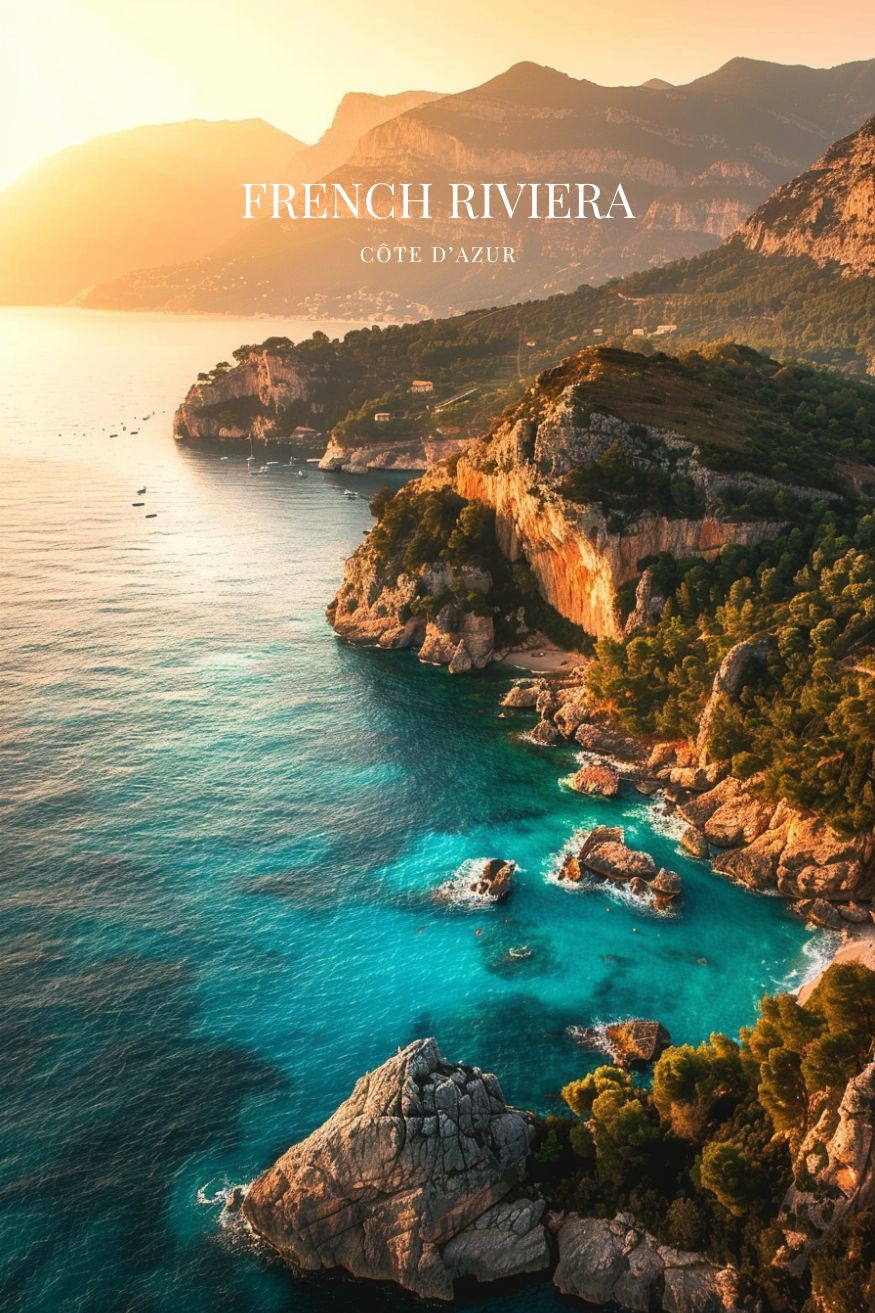 Affiche Côte d'Azur - Poster Mural Calanques French Riviera – Posters ...