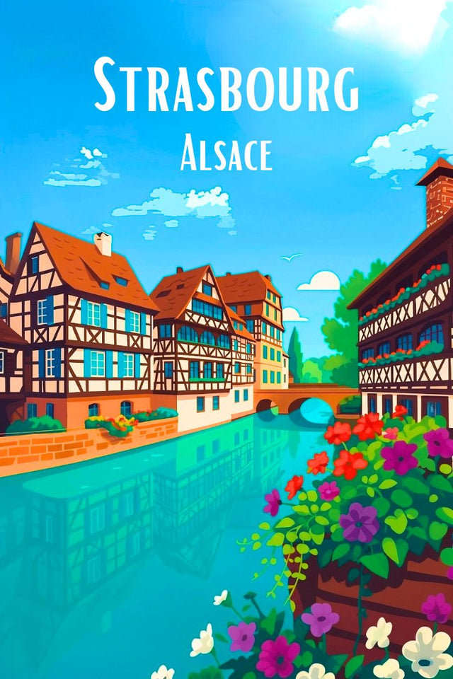 Affiches Strasbourg - Les posters décos de Strasbourg – Posters de nos ...