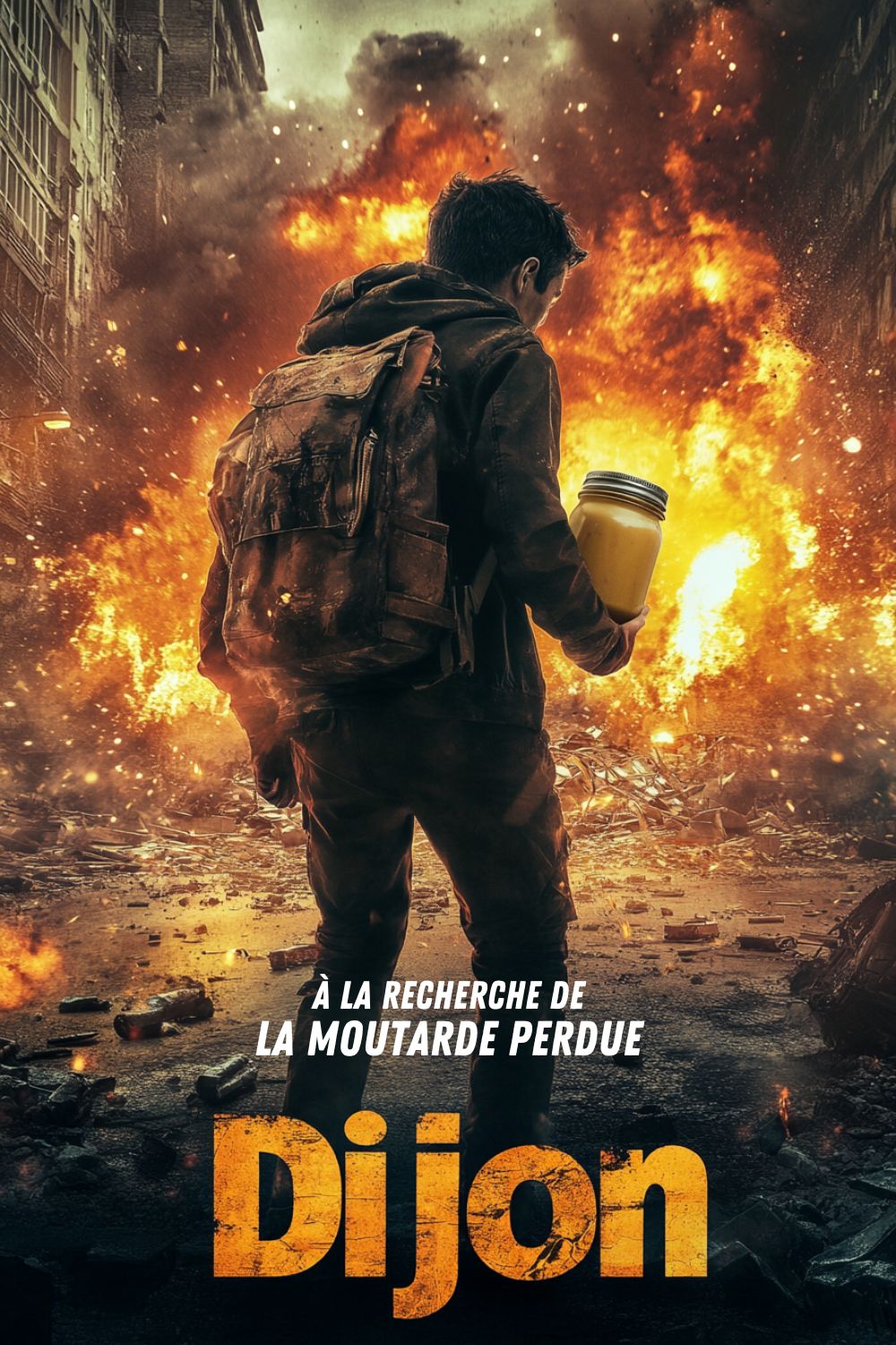 Affiche de Dijon - Poster Mural Moutarde Vintage – Posters de nos régions