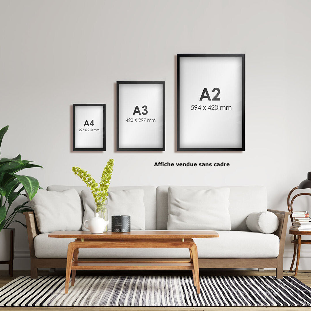 Affiche Plage et Mer - Poster Mural Décoration Estivale – Posters de ...